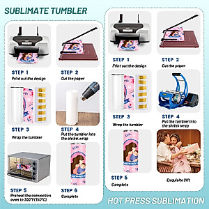 D·S 25 Pack Sublimation Tumblers Bulk 20 oz Skinny Straight Flat Bottom Blank Tumbler Cups with Individual Gift Boxed for Heat Transfer DIY Craft