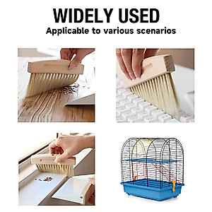 SanmooAio Mini Broom and Dustpan Set,Dust Pan and Brush Set,Small Broom for Cars,Tables,countertop,pet Cages