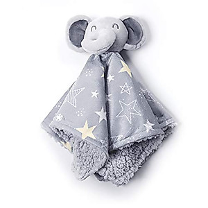 Tadpoles Stroller Blanket and Lovie Set Elephant, Stars, Unisex, Girls, Boys, 2 Piece, Grey