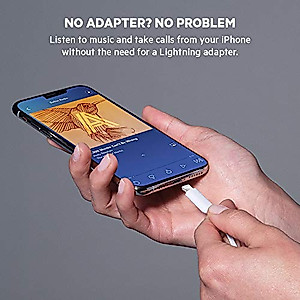 Belkin SoundForm Headphones - Wired In-Ear Earphones With Microphone- iPhone Headphones - Apple Headphones - Apple Wired Earbuds For iPhone, iPads & All Products With Lightning Connector (White)