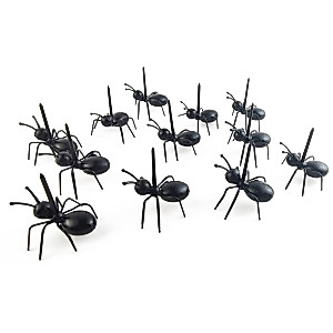 GXXMEI 36PCS Ant Toothpicks Fruit Dessert Fork Reusable Ant Food Pick Animal Appetizer Forks for Snack Cake Dessert for Kitchen Baby Shower Wedding Birthday Party