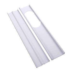 NC KDAFA Screws,2pcs 55-110cm Adjustable Window Slide Kit Plate Air Conditioner Wind Shield for Portable Air Conditioner
