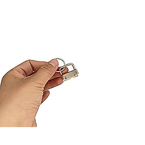 WANBAO Silver 1 Inch Key Chain Fob Wristlet Hardware with Key Ring for Wristlet Keychain, Key Lanyard, Key Chain Making Hardware, 20 Pcs