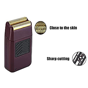 Professional 5 Star Series Finale Shaver Replacement Foil and Cutter Bar Assembly Compatible with wahl Foil Heads 7031-100/7043-100,Fit for #8061 8164 shaver (red 3 pack)