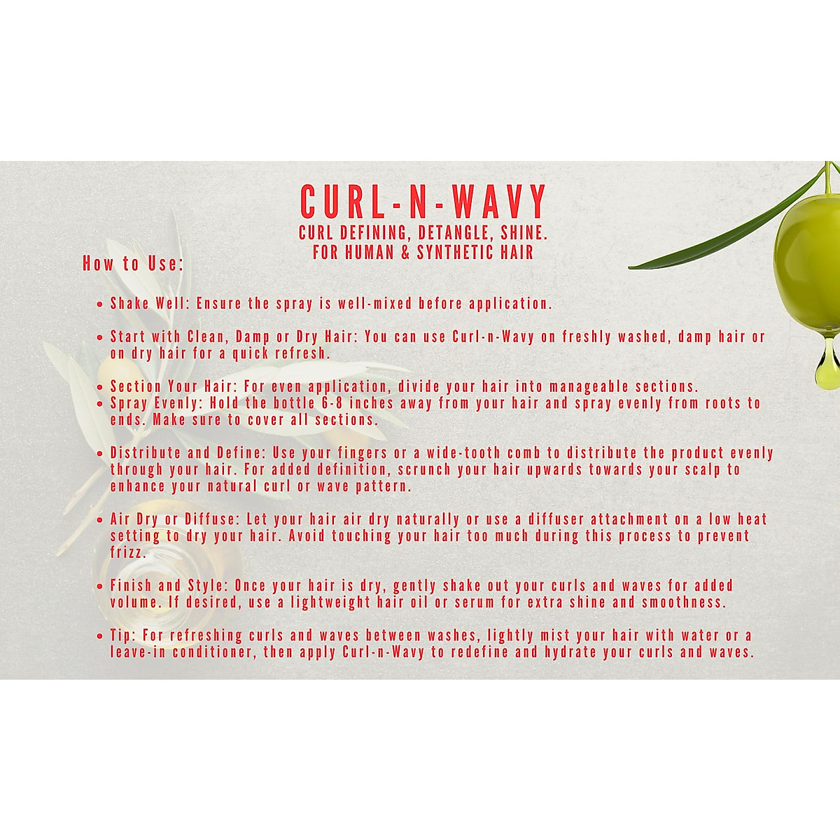 On Natural Next Image Curl-n-Wavy Curl Defining Conditioner and Detangler Oilive Oil, Shea Butter, Jojoba Oil & Vitamin E, 8 Ounce