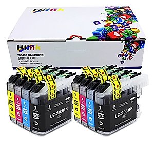 Hi Ink 8 Pack LC203XL Ink Cartridge for Brother MFC-J460DW MFC-J480DW MFC-J485DW MFC-J680DW MFC-J880DW MFC-J885DW