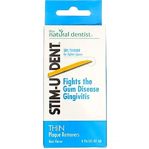 Stim-U-Dent Plaque Removers Thin Mint 160 Each (Pack of 6)