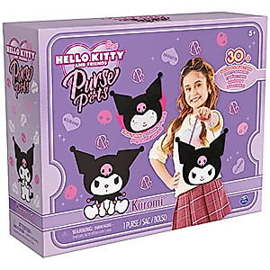 Purse Pets, Sanrio Hello Kitty and Friends, Kuromi Interactive Pet Toy & Crossbody Kawaii Purse, Over 30 Sounds & Reactions, Girls & Tween Gifts