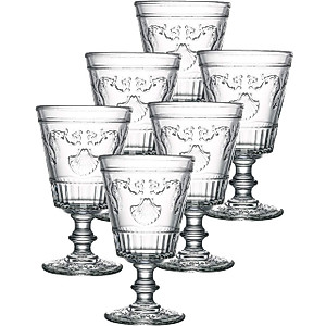 La Rochere Set Of 6, 7.5-ounce Versailles Small Wine Glasses
