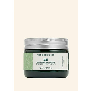 The Body Shop Aloe Soothing Day Cream – Moisturizes Sensitive Skin – Vegan – 1.7 oz