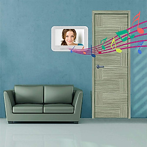 AMOCAM Video Intercom System, 7 Inche Monitor Wired Video Door Doorbell Kit, Outdoor IR Camera Door Intercom, Support Monitoring, 2-Way Intercom Unlocking for Home