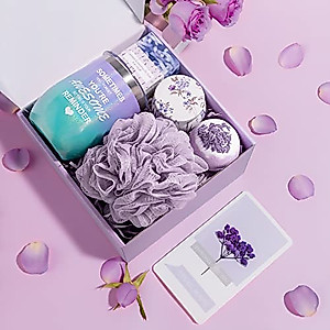 Gumry Gifts for Women, Awesome Relaxation Gifts for Her Mom Sister Wife Friends Women, Lavender Mothers Day Gifts From Daughter & Son, Happy Birthday Spa Gifts Baskets for Women Who Have Everything