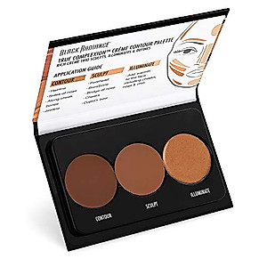 Black Radiance True Complexion Creme Contour Palette, Medium to Dark, 7.5 Gram