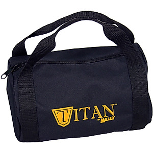 Miller Honeywell Safety Products Titan by T702B/BK Light-Duty Equipment/Accessory Carrying Bag with Titan Logo, Black