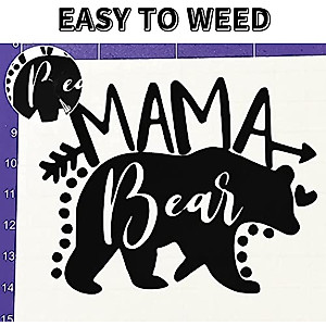 Permanent Vinyl Roll - 12" x70 Ft-Matte Black Self Adhesive Vinyl Roll for Silhouette Cameo, Decor Sticker, Cutting Machine, Craft Cutter Machine, Home Decal