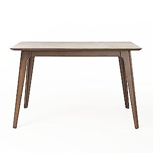 Christopher Knight Home Gideon Wood Dining Table, Natural Walnut Finish