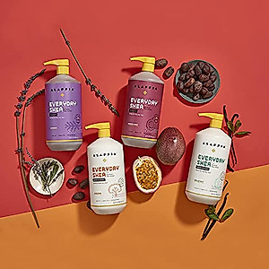 Alaffia EveryDay Shea Shampoo and Conditioner - For Normal to Very Dry Hair, Gently Cleanses, Moisturizes, Restores & Protects with Fair Trade Shea Butter, Vegan, No Parabens, Vanilla Mint, 16 Fl Oz Each