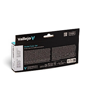 Vallejo Panzer Colors Paint Set #8, 17ml