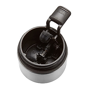 Contigo Luxe Autoseal Travel Mug, Stainless Steel Thermal Mug, Vacuum Flask, Leakproof Tumbler, dishwasher safe, Coffee Mug with BPA Free Easy-Clean Lid, Stainless Steel, 360 ml