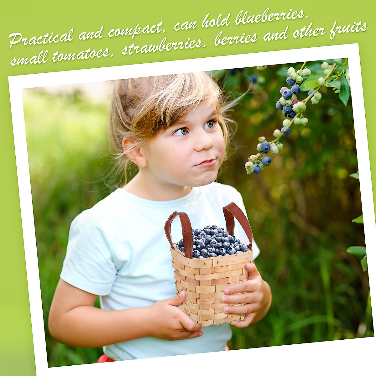 Rtteri 6 Pcs 4.5x4.5x4 In Small Wicker Baskets Woodchip Baskets with Handles Wood Woven Easter Empty Wicker Baskets for Gifts Small Square Basket Storage Organizing Pantry Party Container(Yellow)