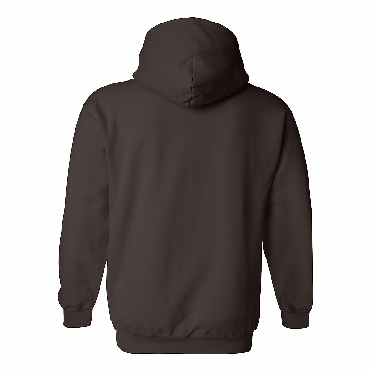 Gildan Men's Pouch Pocket Hooded Sweatshirt, Dark Chocolate, L