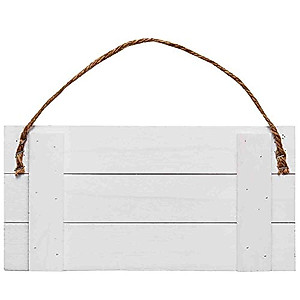 GSM Brands Eat Wood Plank Hanging Sign for Kitchen (13.75 x 6.9 Inches)