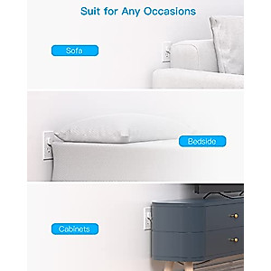 Flat Plug Power Strip, 6 Ft Ultra Thin Flat Extension Cord, 3 Outlets 3 USB Ports(2 USB C) Multi Plug Outlet Extender with No Surge Protector for Cruise Ship, Travel, Dorm Room Essentials