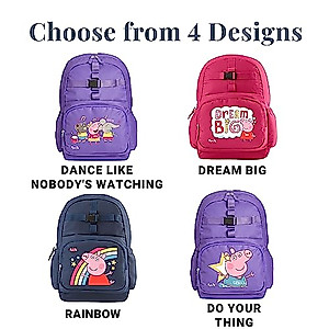 Let's Make Memories Personalized Backpack with Lunch Box (Optional) - Peppa Pig - Pink - Dream Big