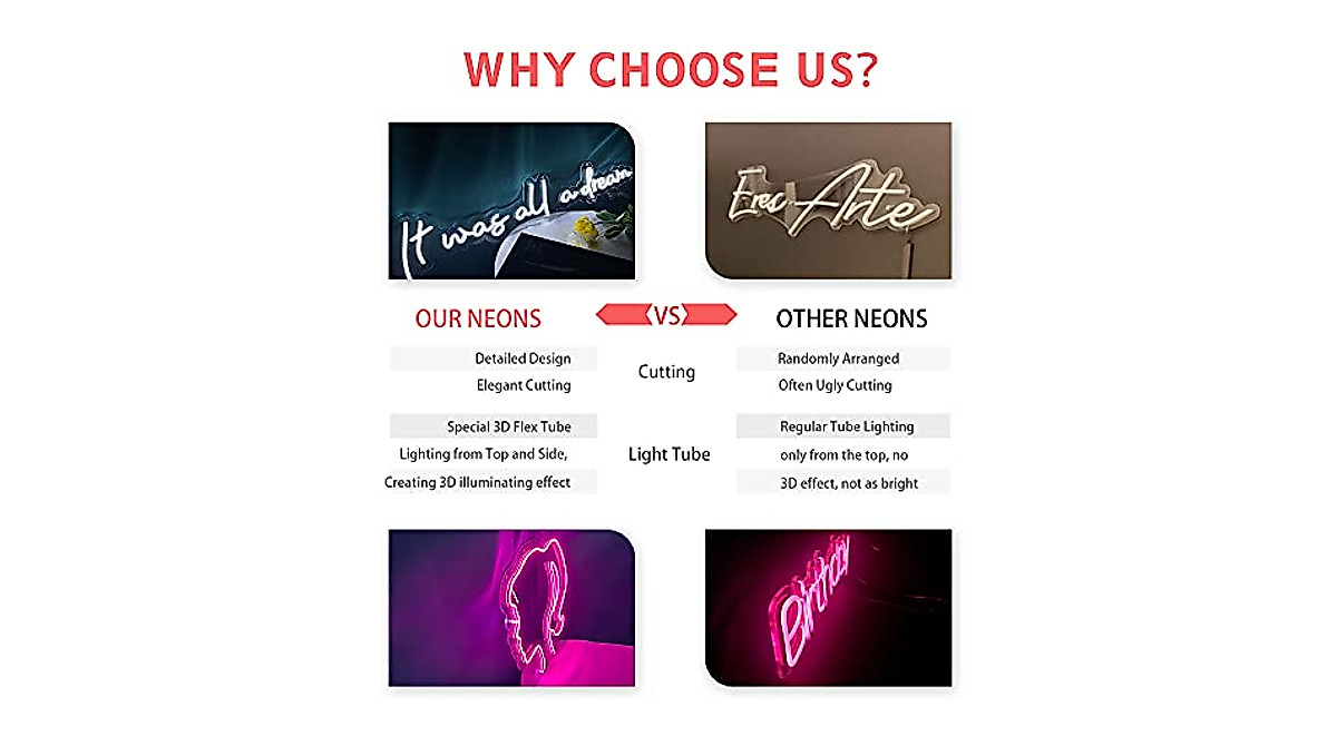 Custom Neon Signs by SELICOR | Personalized LED Neon Lights for Any ...