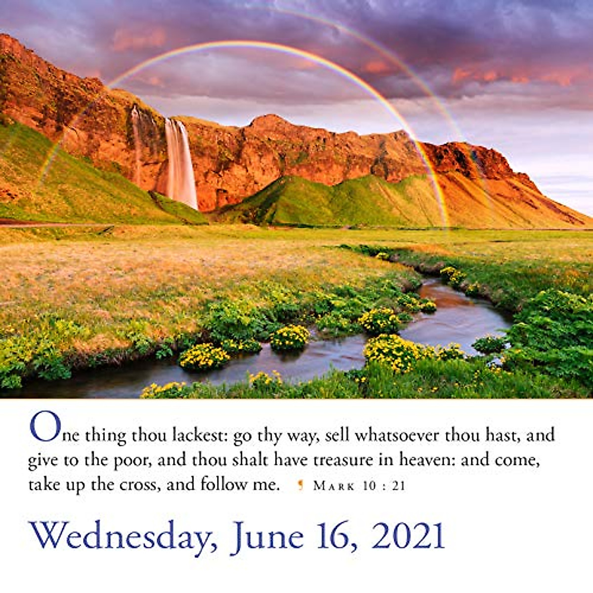 365 Bible Verses-A-Year Page-A-Day Calendar 2021