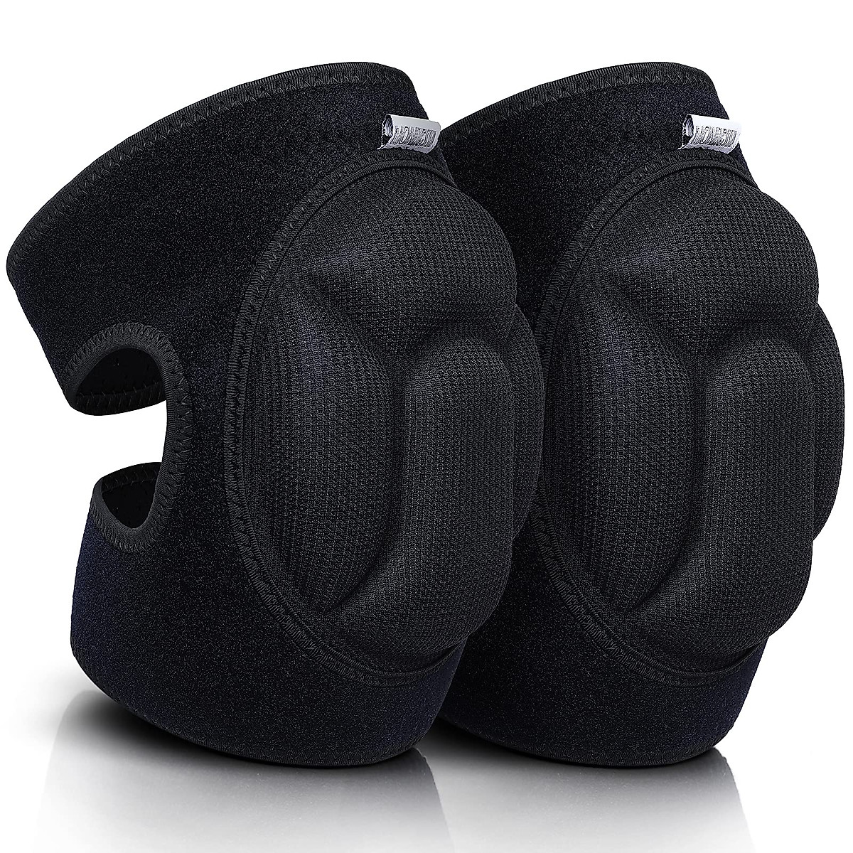 Monbessi Knee Pads Gardening, Unisex-Adult Work Knee Pads Suitable for Garden, House Cleaning, Construction Work, Flooring Kneepads with Thick EVA Foam Padding