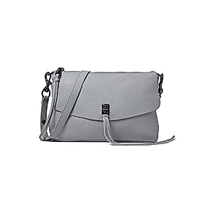 Rebecca Minkoff Darren Top Zip Shoulder Smoke One Size