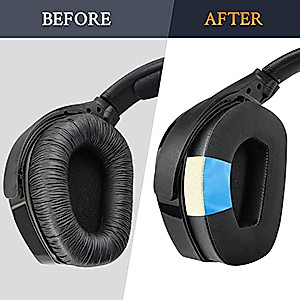 SOULWIT Cooling-Gel Earpads Replacement for Sennheiser RS165/TR165/RS175/TR175/RS185/TR185/RS195/TR195(RS/TR 165 175 185 195 RF), Ear Pads Cushions for HDR165/HDR175/HDR185/HDR195(HDR 195RF)Headphones