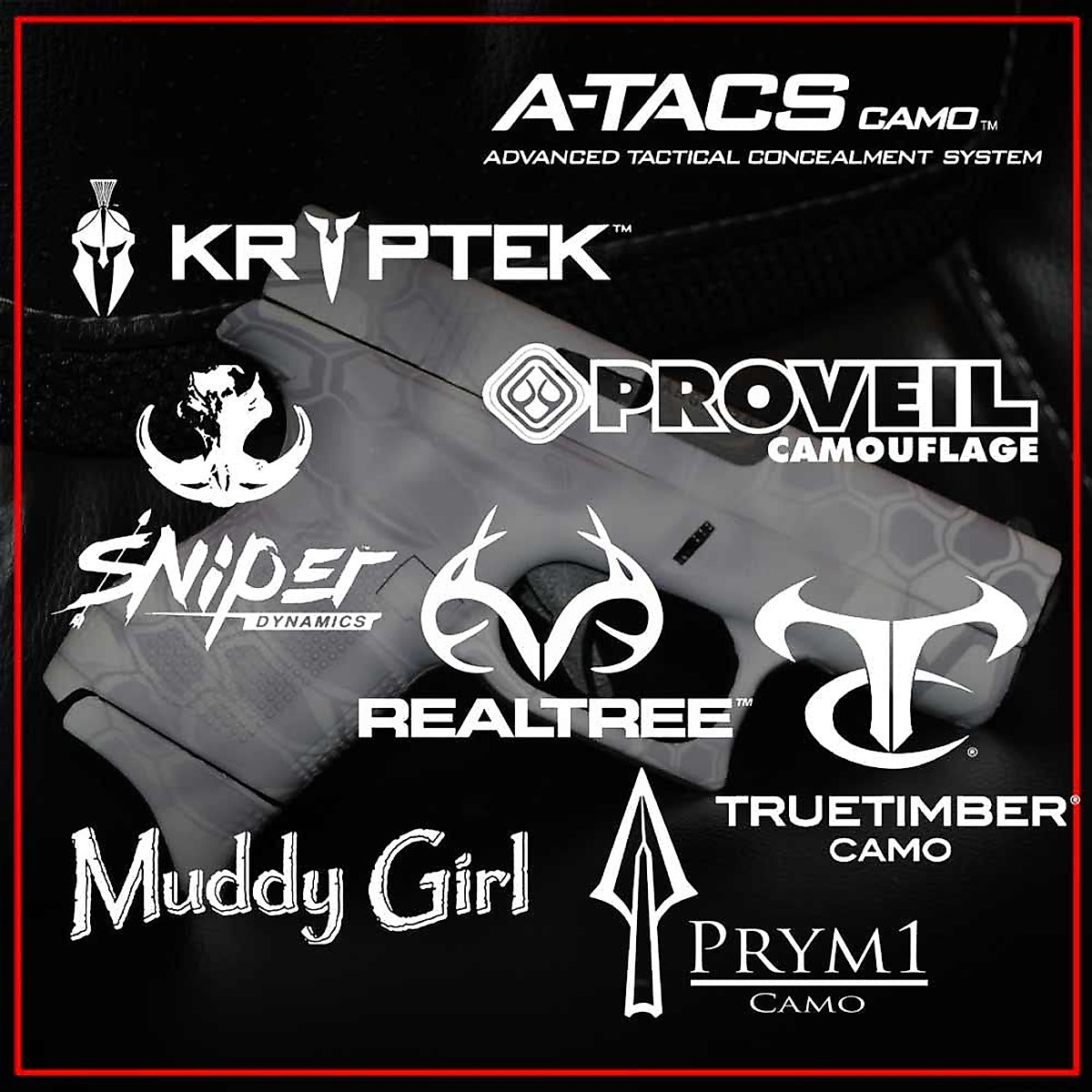 GunSkins Precut Pistol Skin for Sig Sauer P365 - Compatible with Airsoft AEG BB Gun - Vinyl Wrap - Easy to Install - 100% Waterproof - Matte Finish - Made in USA - GS Come and Take It