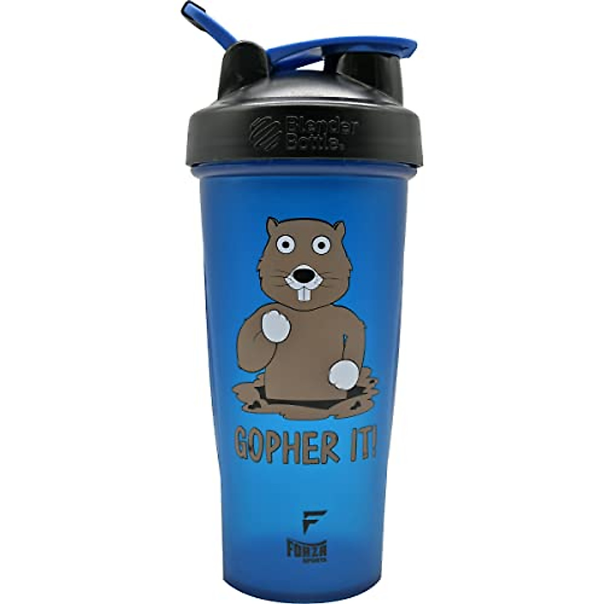 Blender Bottle x Forza Sports Classic 28 oz. Shaker Mixer Cup with Loop Top (Gopher It!)