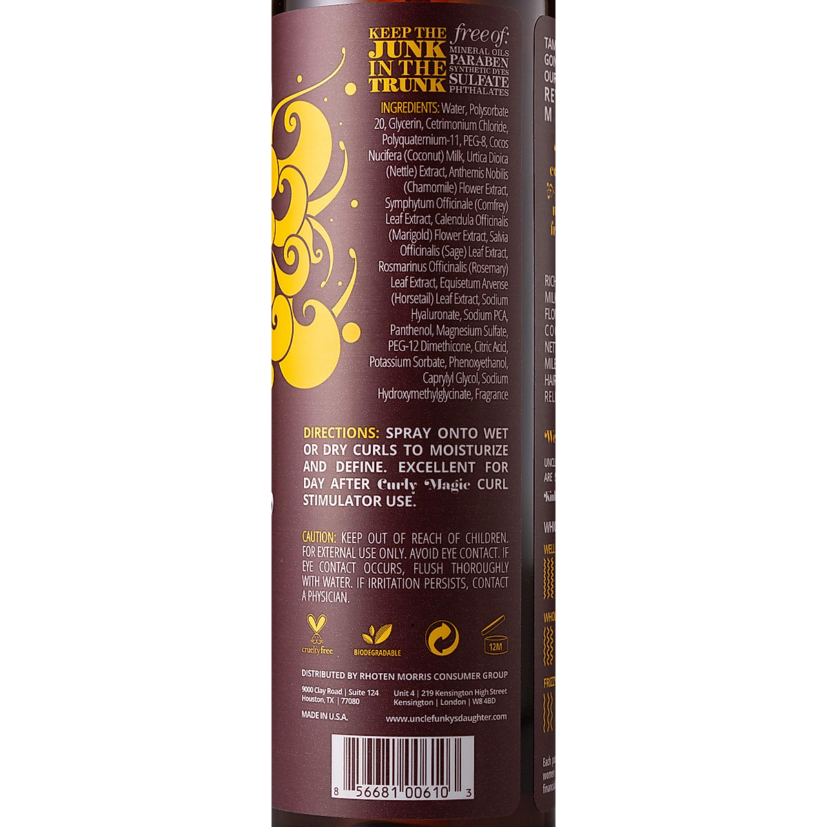 Uncle Funky's Daughter Thirsty Curls