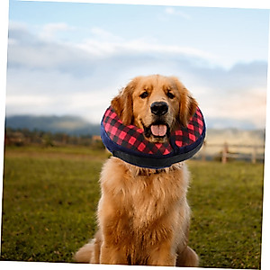 BESPORTBLE 2pcs Elizabeth Adjustable Pet Puppy Surgery Supply Dog Pet Pet Neck Pillow Cat Accessory Cat Recovery Supply Cat PVC Spine Collars