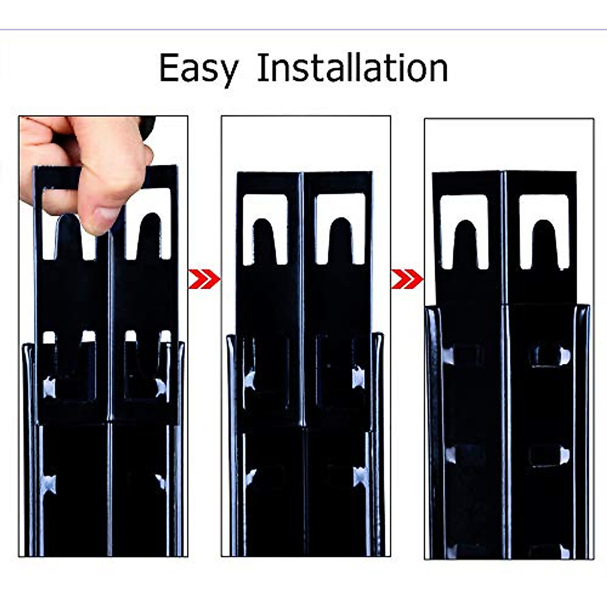 Autofather 5-Tier Adjustable Storage Shelving Unit Heavy Duty Organizing Shelf Metal Utility Rack Boltless Shelves for Kitchen, Pantry, Closet, Garage, Office, 29" W x 12" D x 66" H, Black