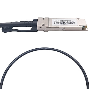 Wiitek 2M QSFP+ DAC Twinax Cable, 40GbE QSFP+ Direct Attach Copper Cable,30AWG Black, for Cisco QSFP-H40G-CU2M, Dell, Ubiquiti, D-Link, Juniper, Huawei, Mellanox, Mikrotik, SuperMicro