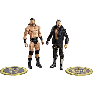 WWE Seth Rollins vs Drew McIntyre Championship Showdown 2-Pack 6-in / 15.24-cm Action Figures High Flyers Battle Pack for Ages 6 Years Old & Up