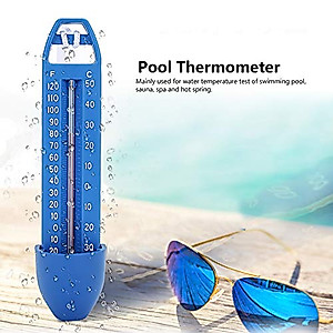 2 Pcs Gardening Garden Entertainment, Swimming Pool Thermometer for Swimming Pool Spa Sauna Hot Spring