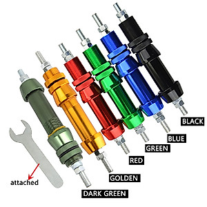 limaity Archery Bowfishing Reel Seat Aluminum Spinning Reel Fishing Reel Accessories for Compound Bow Recurve Bow Spinning Reels Accessory (Blue)