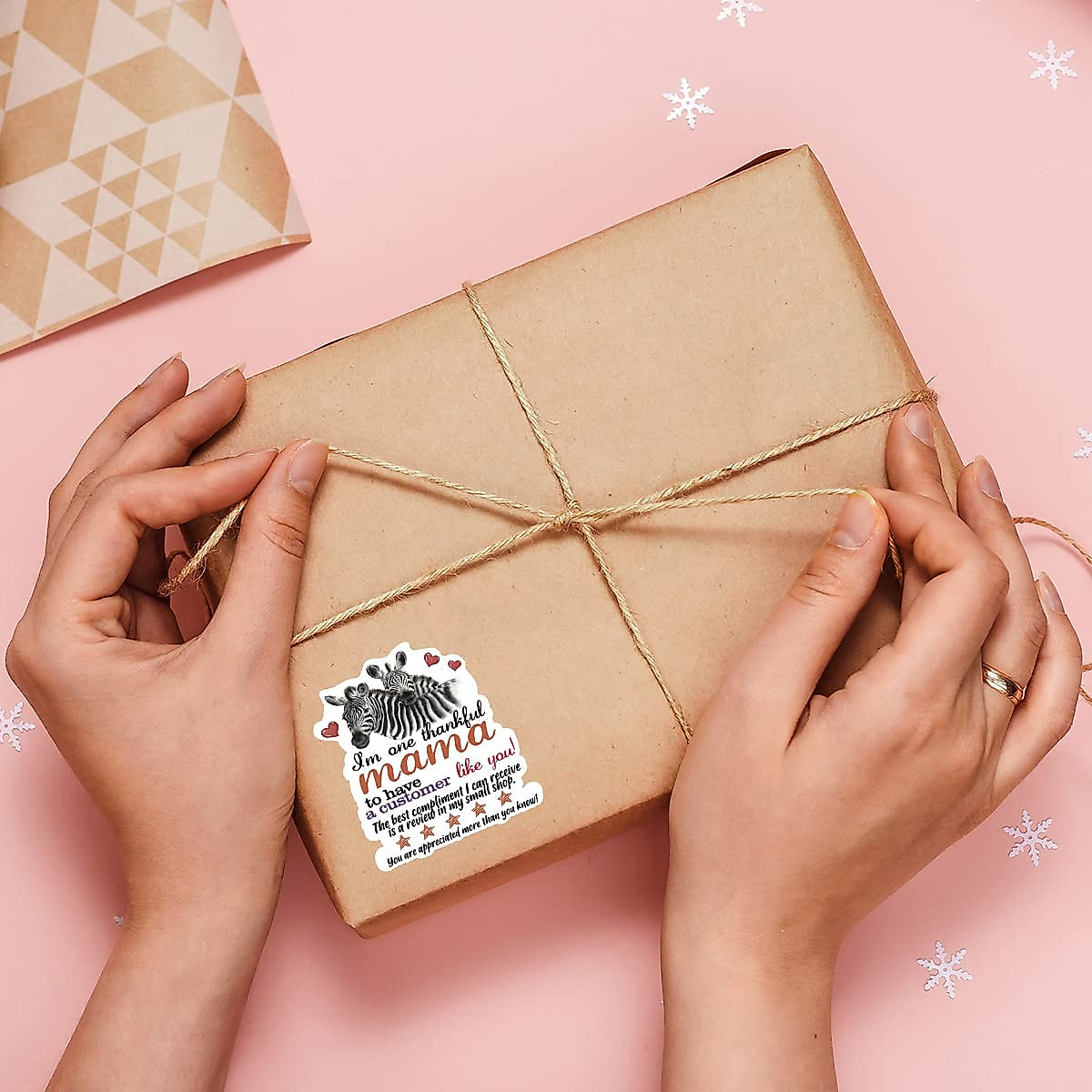 I’m One Thankful MAMA To Have A Customer Like You Zebra Stickers,Thank You Stickers,Small Shop Stickers,,Mail Envelopes Stickers Handmade Stickers For Small Business,Handmade Goods,Online Retailers,500 PCS