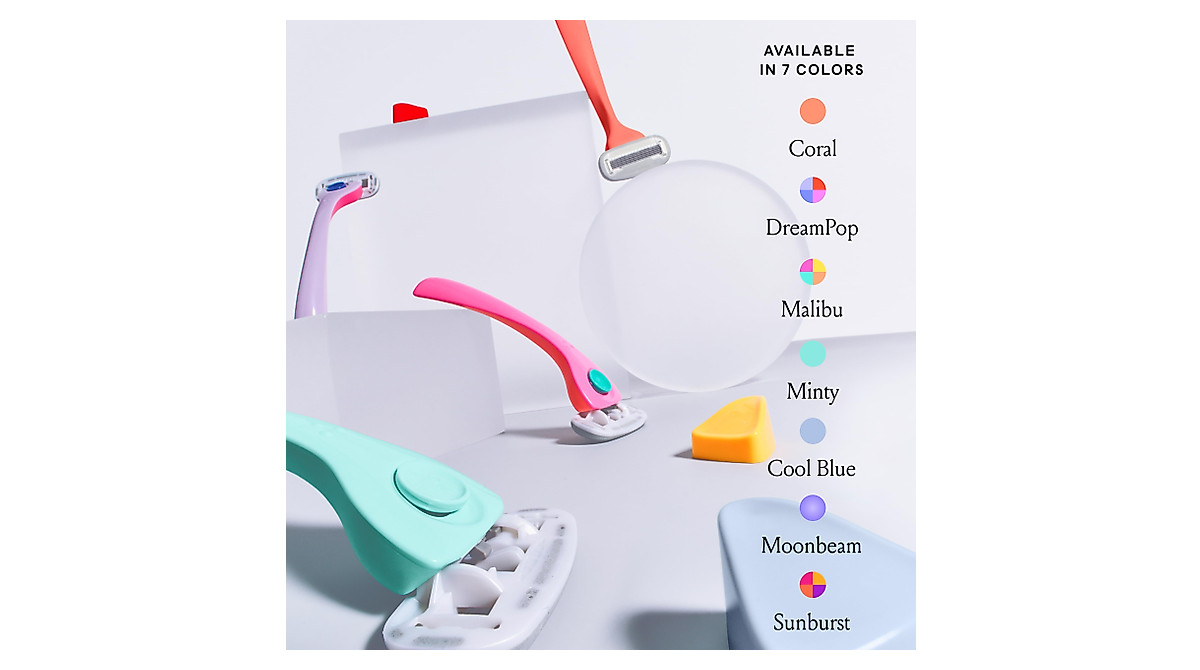 Billie Women's Razor Kit - Smooth Shave & Refills | Cool Blue