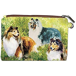 SHETLAND SHEEPDOG Zippered Pouch