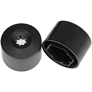 Saihisday Set of 20 Wheel Bolt Lug Nut Cover Cap with Removal Tool Dismantle Replacement for Wheel 1K0 601 173