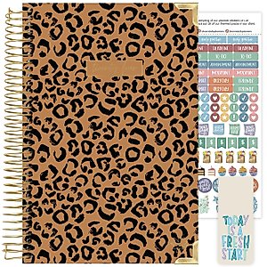 HARDCOVER bloom daily planners 2024 (8.5" x 11") Calendar Year Day Planner (January 2024 - December 2024) - Passion/Goal Organizer - Monthly & Weekly Inspirational Agenda Book - Dreams In Bloom