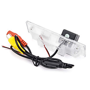 eHANGO Car Rear View Camera Bracket License Plate Lights Housing Mount for BMW 1 E81 E87 F20 F21 BMW 6 E63 F06 F12 F13 BMW Z4 E85 E86 E89 (12 LED)