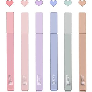 Highlighters, Pastel Highlighter Assorted Colors, Chisel Tip, Cute Things Bible Study Supplies, Aesthetic Highlighters for College Students Teen Girls Women Journal Notes Preppy School Office Stuff