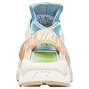 Nike Women's Air Huarache Se, Sail/Arctic Orange-worn Blue, 8